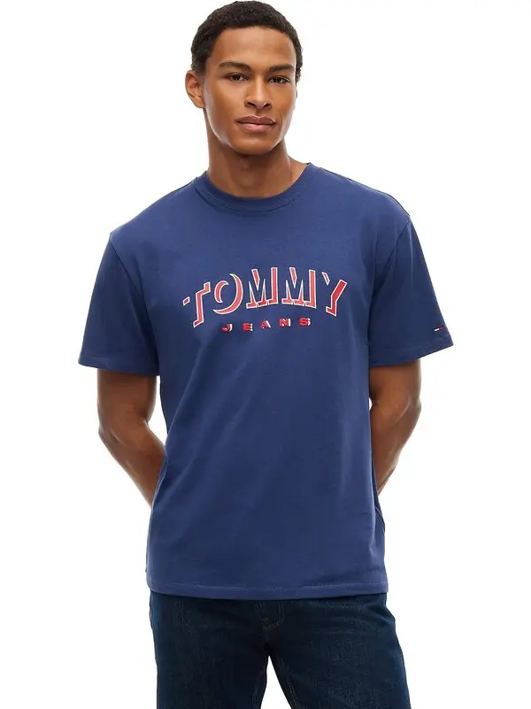 Tommy Hilfiger Shadow Logo T-shirt - Basic Navy