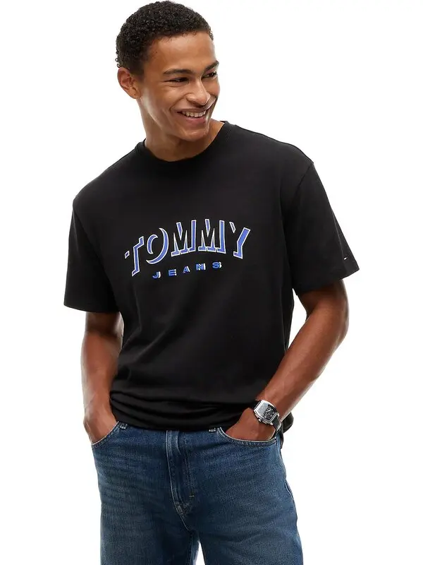 Tommy Hilfiger Shadow Logo T-shirt - Black