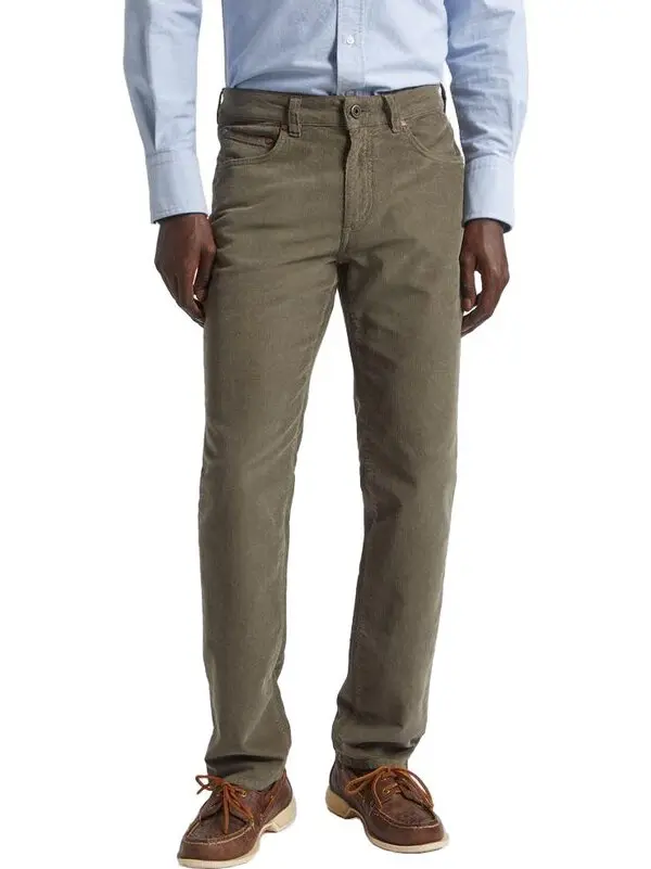 Boglioli Five-pocket Stretch Corduroy Trousers - Dove Grey
