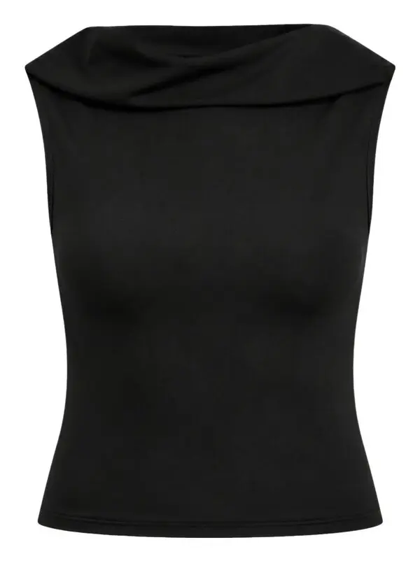 OW Selma Open Back Top - Black