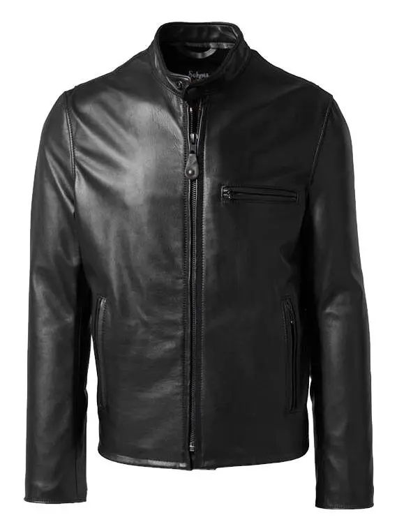 Allen Edmonds Schott N.y.c. X Café Racer 2.0 Leather Jacket - Black Leather