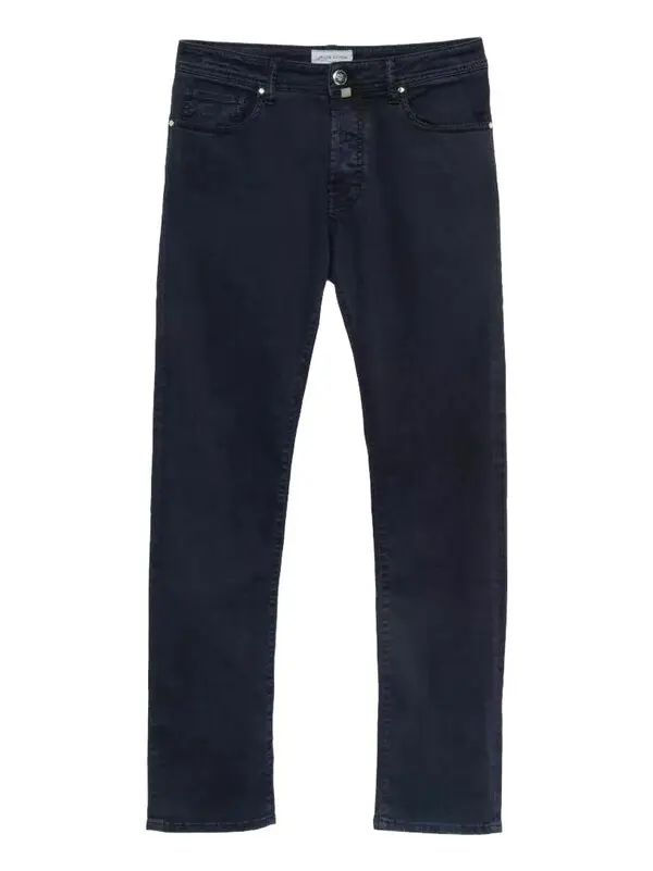 Jacob Cohen Logo-patch Slim-fit Jeans - Blue