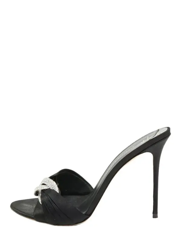 GIUSEPPE ZANOTTI Clandestino Crystal-embellished Sandals - Black