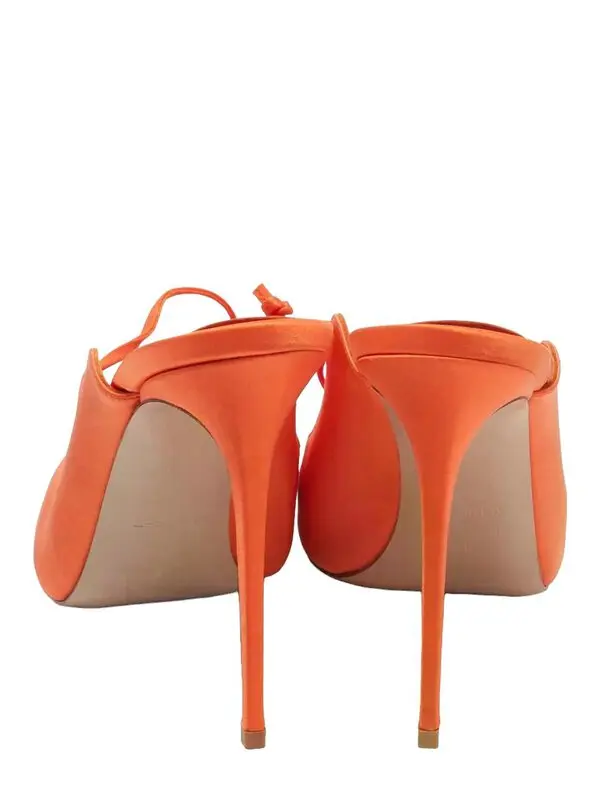 LE SILLA Ivy Lace-up Stiletto Pumps - Orange