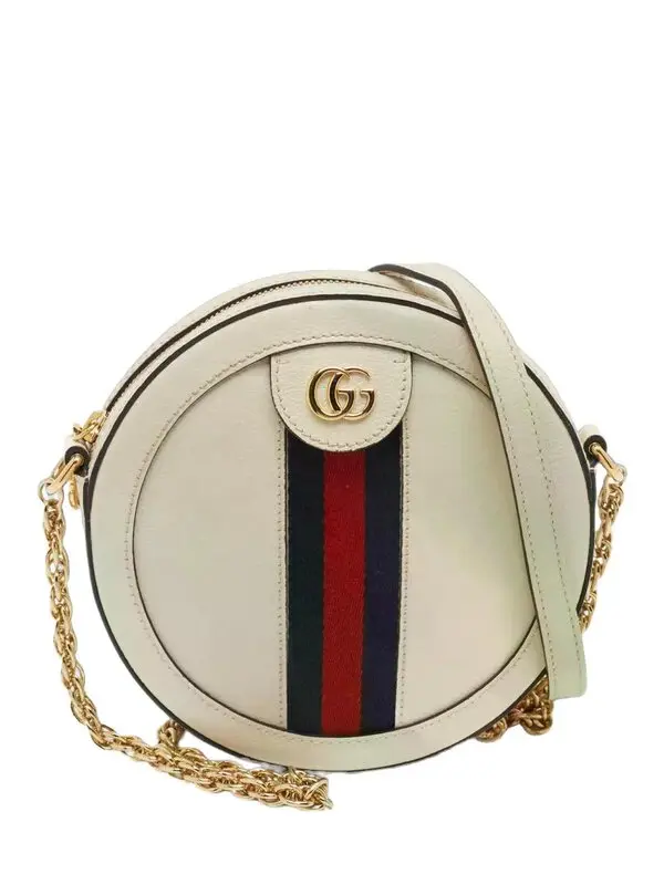 Gucci Ophidia Round Shoulder Bag - Neutrals
