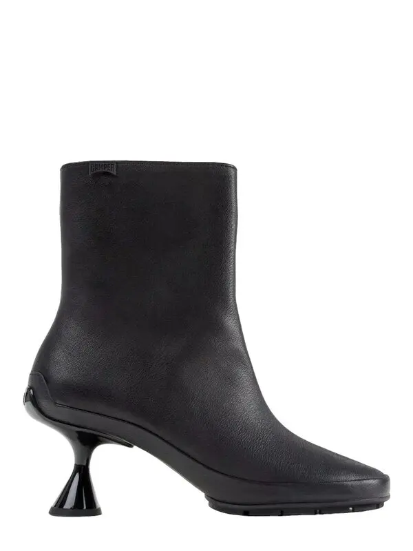 Camper Leather Ankle Boots - Black