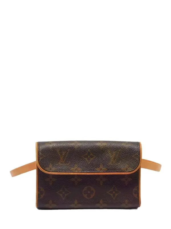 LOUIS VUITTON 2003 Monogram Florentine Belt Bag - Brown