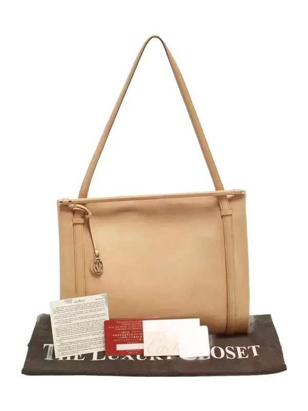 Cartier Cabochon Leather Tote Bag - Neutrals