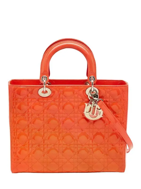 Dior Lady Tote Bag - Orange