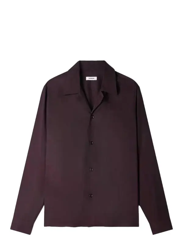 Sandro Fluid Shirt - Brown