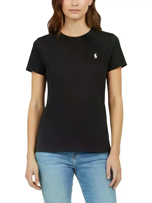 Polo Ralph Lauren Embroidered Logo T-shirt - Black