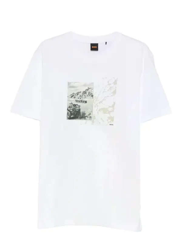 BOSS Graphic-print T-shirt - White