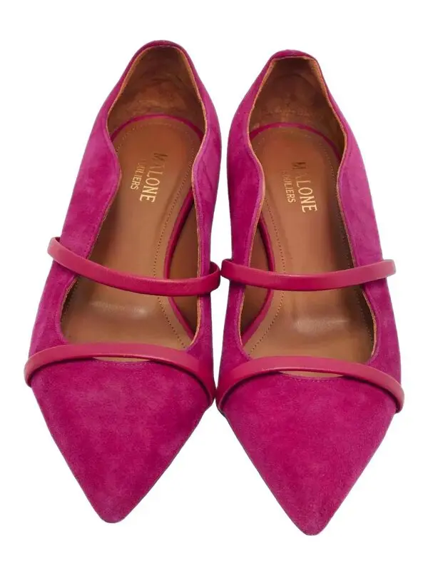 MALONE SOULIERS Maureen Pointed-toe Ballet Flats - Pink