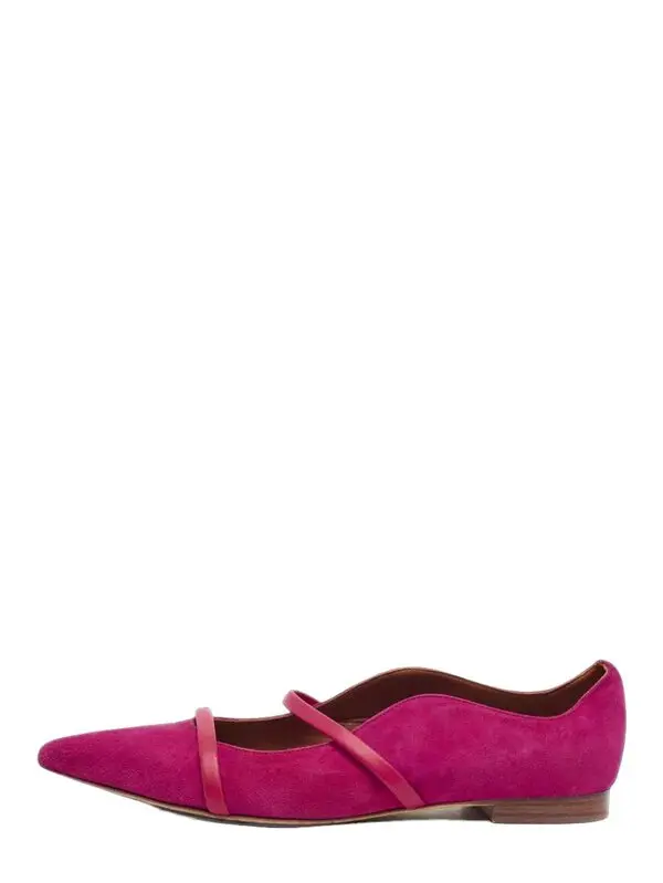 MALONE SOULIERS Maureen Pointed-toe Ballet Flats - Pink