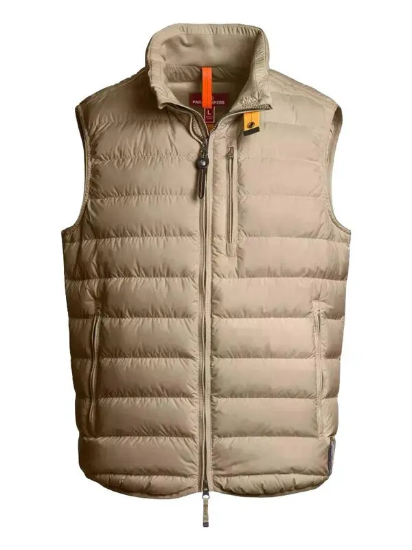 PARAJUMPERS Quilted Gilet With Zip Fastening - Neutrals