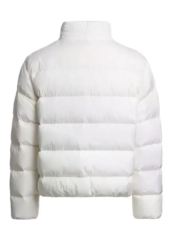 PARAJUMPERS Duleek Quilted Jacket With Logo Patch - White