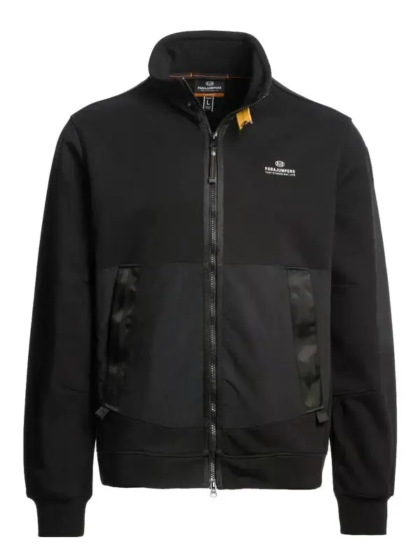 PARAJUMPERS Thurn Zip-up Sweater - Black