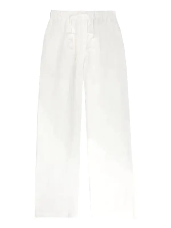 CHERRY LA Drawstring-waist Trousers - White