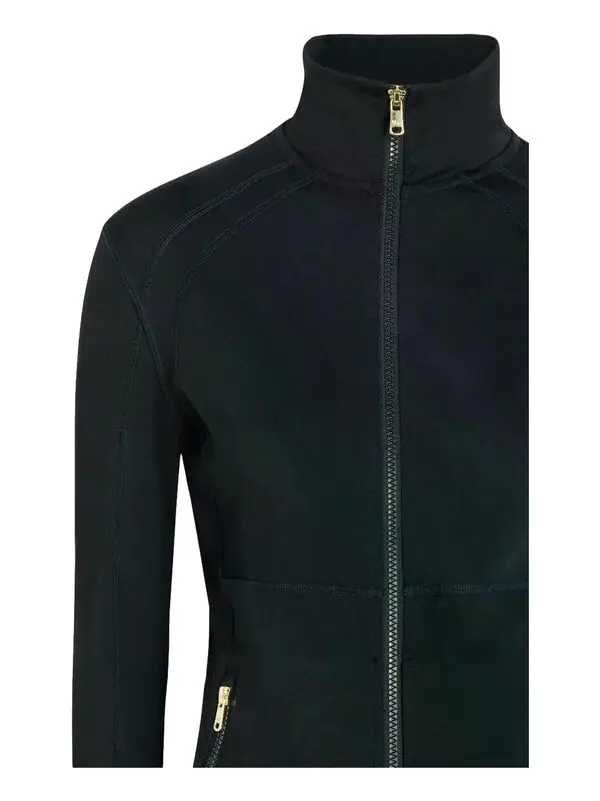 NOW YOU LIVE Clayton Zip-up Jacket With Gold-tone Hardware - Black
