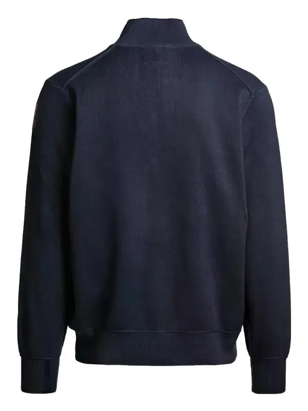 PARAJUMPERS Basic Scoe Half-zip Sweater - Blue