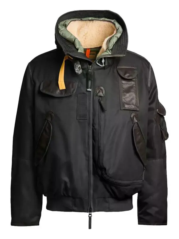 PARAJUMPERS Gobi 20th Shearling-collar Down Jacket - Black