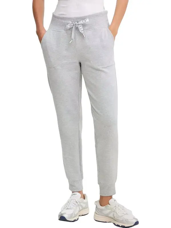 Dkny Elasticated Waistband Track Pants - Grey