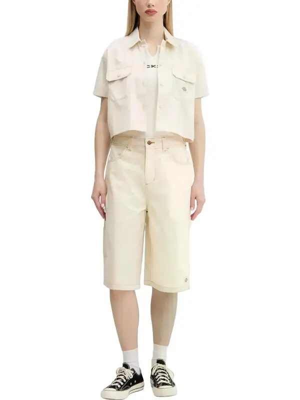 Dickies Carpenter Shorts With Contrast Stitching - Neutrals
