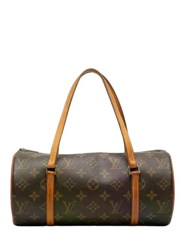 LOUIS VUITTON 2003 Monogram Papillon 28 Handbag - Brown