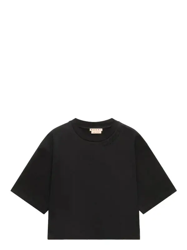 Marni Logo-patch T-shirt - Black