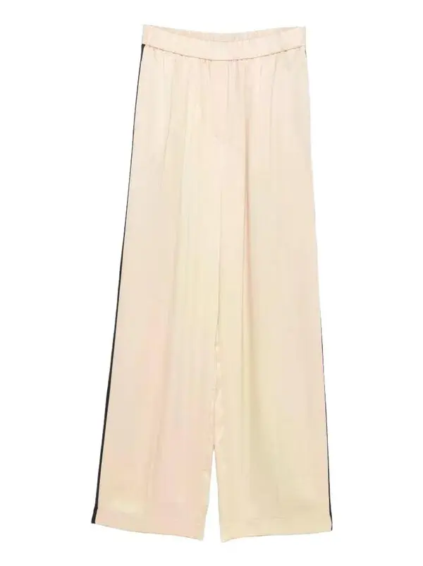 FORTE_FORTE Side Stripe Wide-leg Trousers - Neutrals