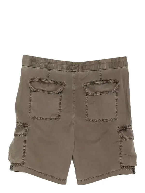 JAMES PERSE Parachute Poplin Cargo Shorts - Green