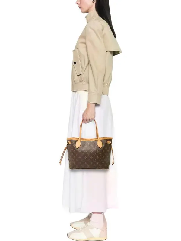 LOUIS VUITTON Monogram Neverfull Pm Tote Bag - Brown