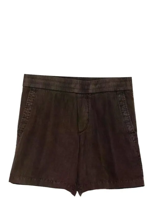JAMES PERSE Lightweight Linen Shorts - Brown