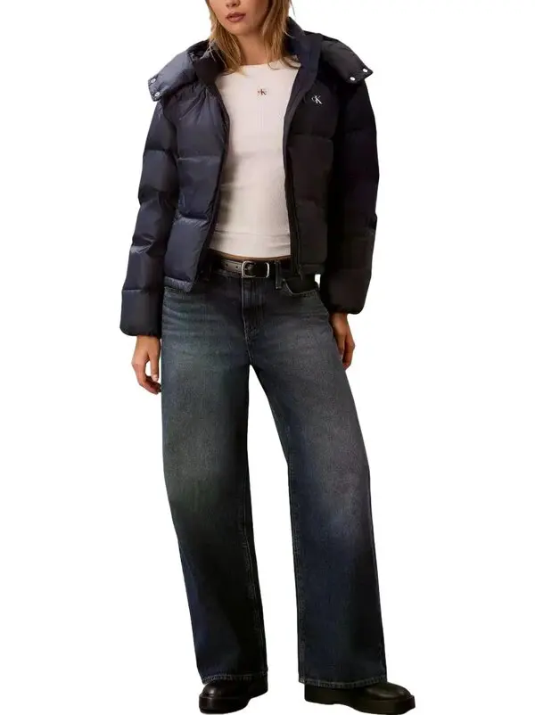 Calvin Klein Hooded Padded Jacket - Blue