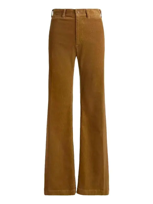 Polo Ralph Lauren Corduroy Flared Trousers - Brown