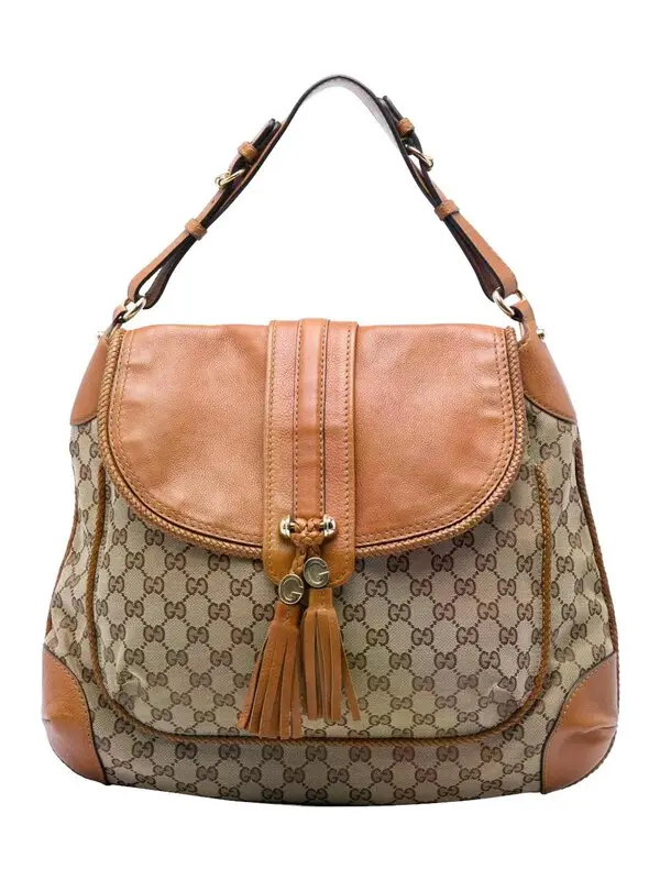 Gucci Gg Canvas Marrakech Shoulder Bag - Neutrals
