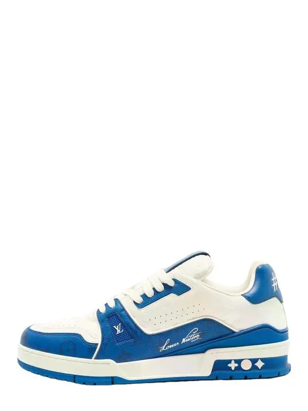 LOUIS VUITTON Trainer Monogram Sneakers - White