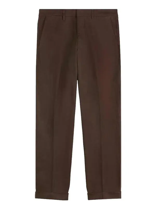FAY Capri Front Pockets Trousers - Brown