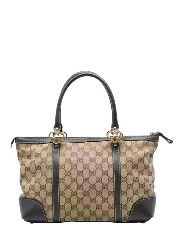 Gucci Gg Canvas Lovely Tote Bag - Brown