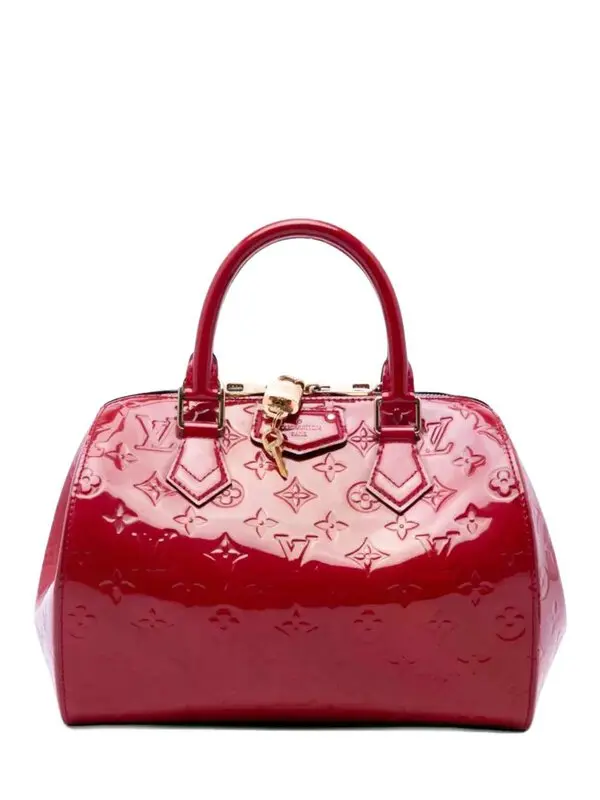LOUIS VUITTON 2014 Monogram Vernis Montana Handbag - Red