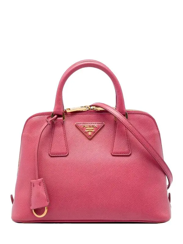 Prada Saffiano Leather Satchel - Pink