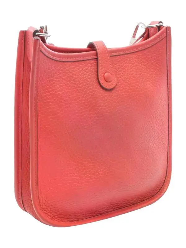 Hermès 2015 Clemence Evelyne I Tpm Crossbody Bag - Red