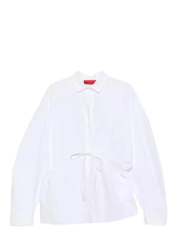 THELATEST E-dalida Oversized Drawstring Shirt - White