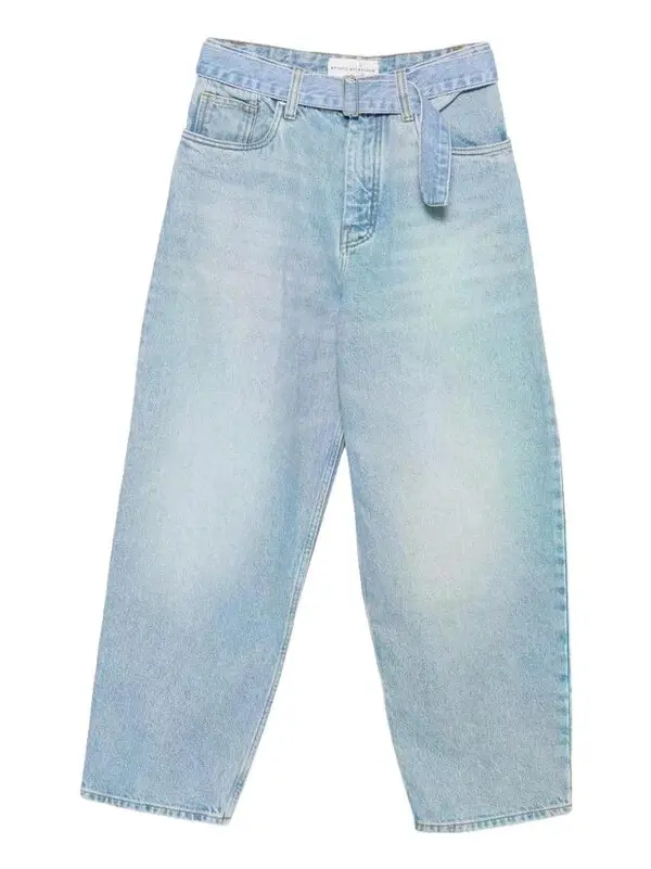 Studio Nicholson Cahun Belted Jeans - Blue