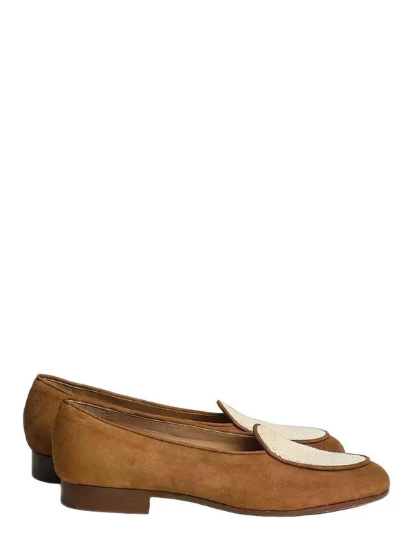 FORTELA Hampton Suede Slippers - Brown
