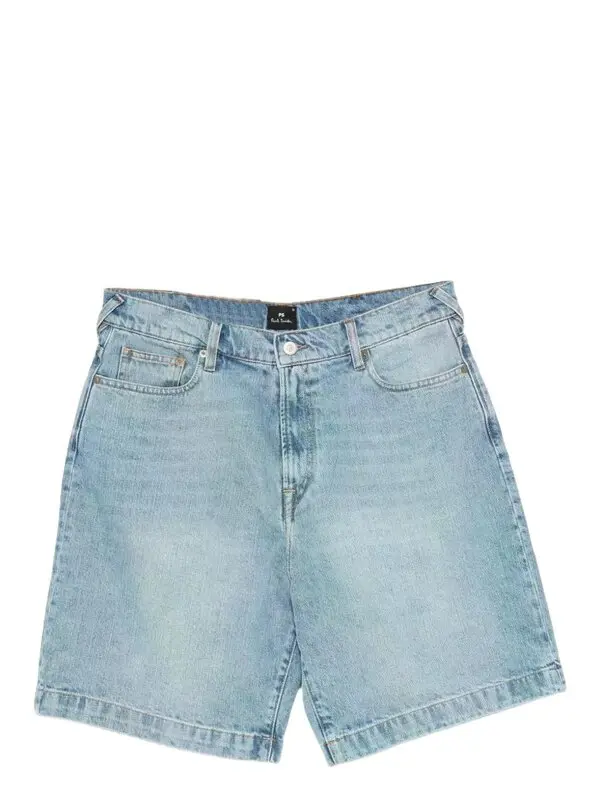 Paul Smith Relaxed Fit Denim Shorts - Blue
