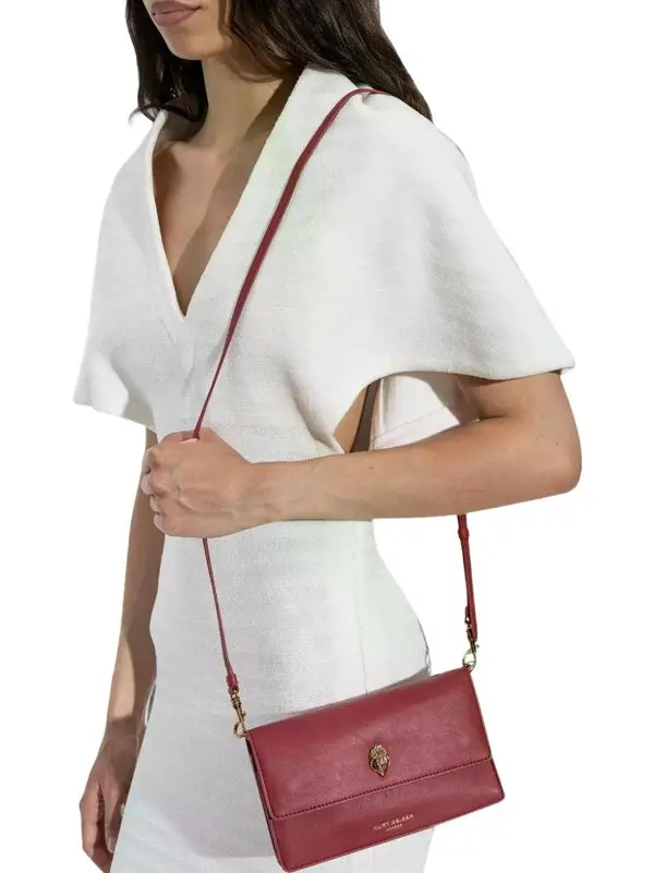 Kurt Geiger Sloane Leather Crossbody Bag - Red