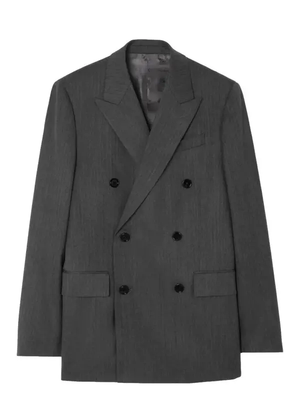 Burberry Double-breasted Blazer - Grey