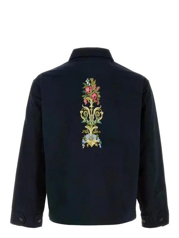 BAZISZT Baziiszt Floral Embroidered Jacket - Blue