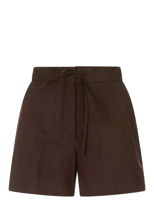 P.a.r.o.s.h Cannes Drawstring-waist Shorts - Brown